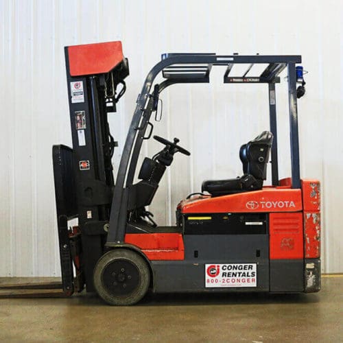 Toyota Stand-Up Electric Forklift | 3,000 lbs. to 4,000 lbs. Capacity