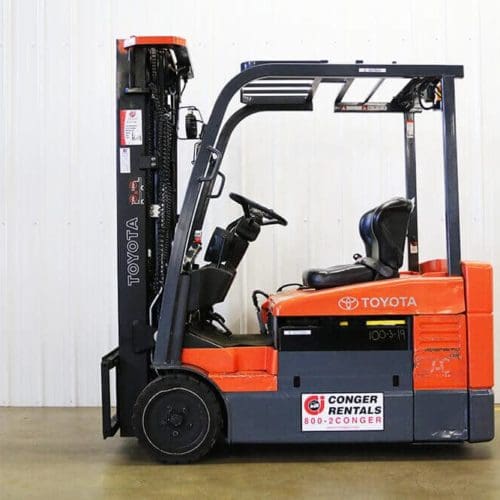 Toyota 3-Wheel Electric Forklift | 3,000 lb. to 4,000 lb. Capacity