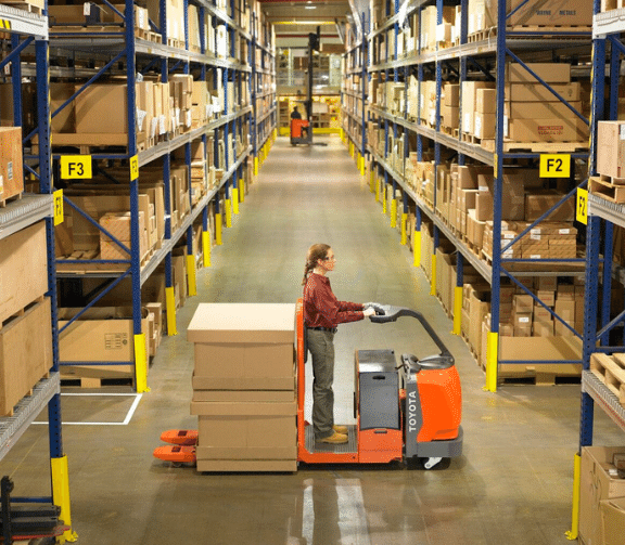 New Toyota Center-Controlled Rider Pallet Jack // 8HBC30-40