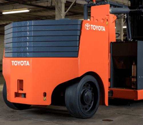 Toyota High-Capacity Adjustable Wheelbase Forklift // THDA