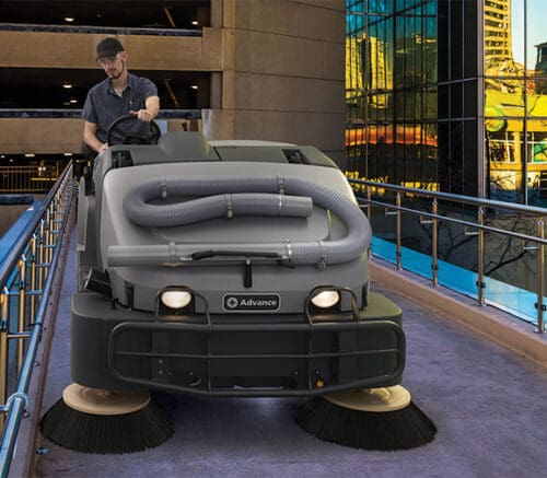 Advance SW8000 Sweeper | 77-Inch Cleaning Width