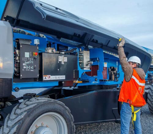Boom Lift Repair, Service, & Maintenance - Local On-Site/In-Shop