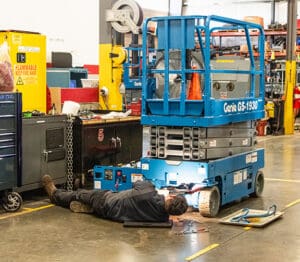 Scissor Lift Repair, Service, & Maintenance - Local On-Site/In-Shop