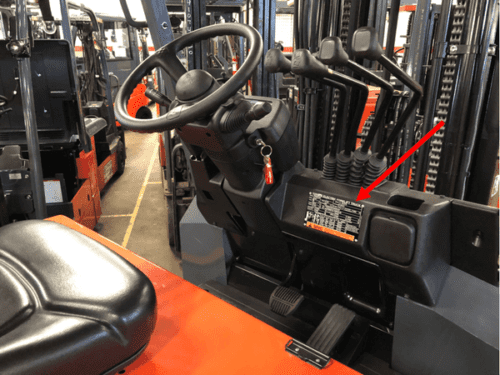 Forklift Data Plates: How to Read and Understand Them - Conger ...